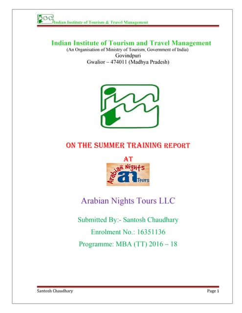 On the job training report | PDF
