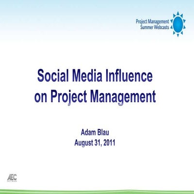 Social Media's Influence on Project Management | PPTX