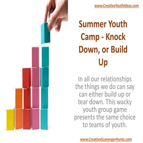 Summer Youth Camp - Knock Down, or Build Up | PPTX
