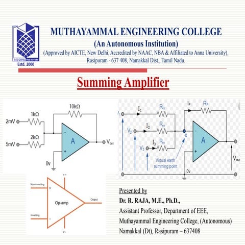 Summing Amplifier | PDF
