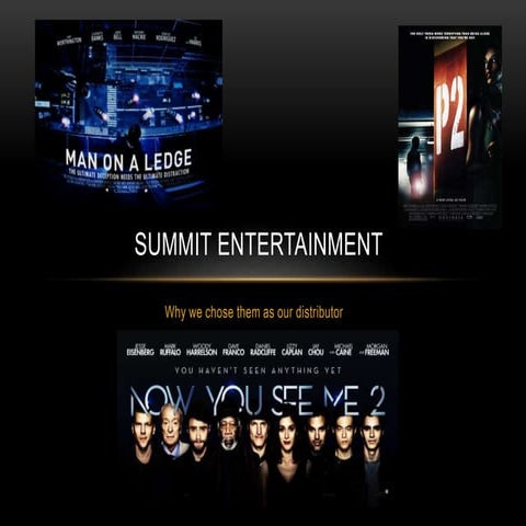 Summit entertainment | PPTX