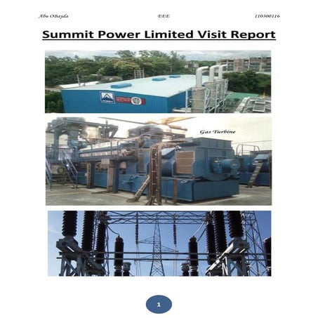 Power Plant Visit Report_Full | PDF