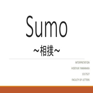 Sumo | PPT