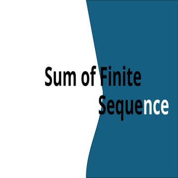 Sum of Finite Geometric Sequence.pptxpptx | PPT