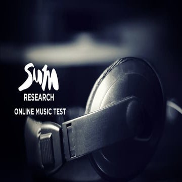 Sum radio (ONLINE MUSIC RESEARCH - Music TEST) | PDF
