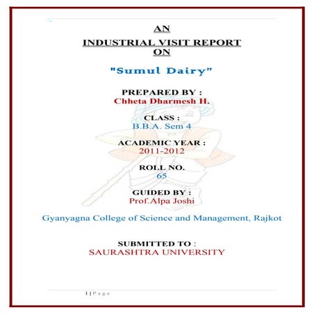 Sumul dairy | DOC