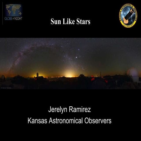 Galaxy Forum Kansas 2014 -- Jerelyn Ramirez -- Sun-like Stars | PPT