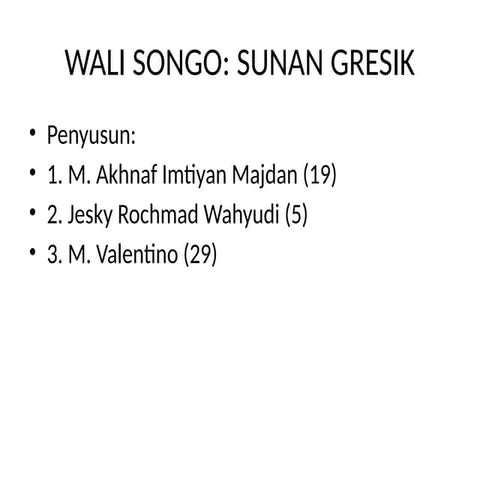 sunan_gresik_final dari silsilah dan keluarga.pptx