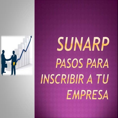 PASOS PARA INSCRIBIR UNA EMPRESA EN PERU | PPTX