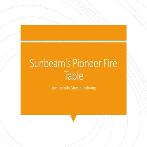 The Bluetooth Solar Outdoor Speaker Table by Sunbeam | PPTX