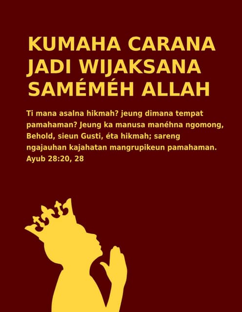 Sundanese True Wisdom Tract.pdf Sundanese True Wisdom Tract.pdf