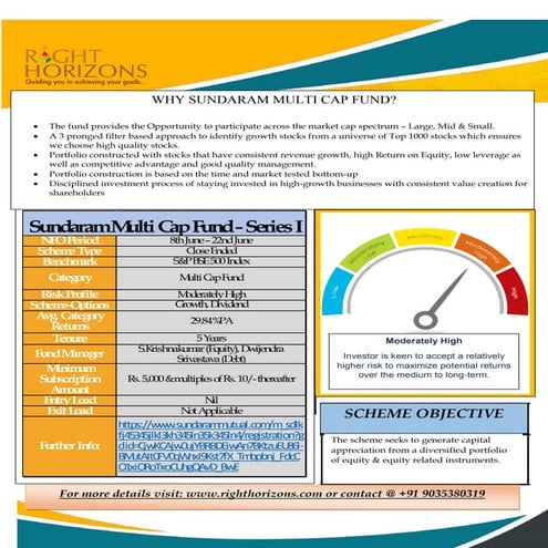 Sundaram multi cap fund series i.1 | PDF