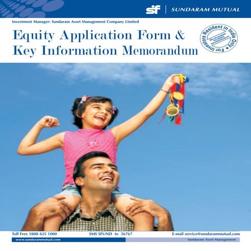 Sundaram mutual fund common application form equity with kim | PDF