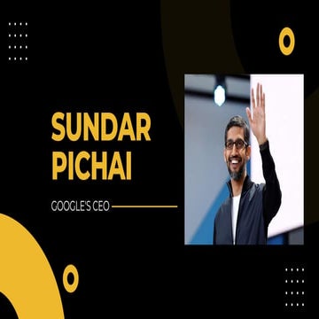 SUNDAR PICHAI | PPT