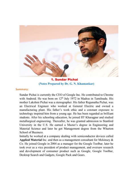 The Rise of Sundar Pichai – CEO of Google.pdf