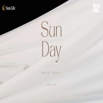 Sun day thang 4 sun life team trung dai | PPTX