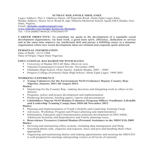 Godwin's cv | DOCX