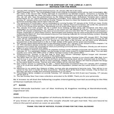 Sunday of the epiphany of the lord | PDF