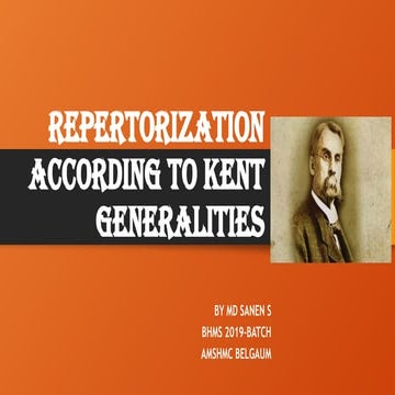 REPERTORIZATION ACCORDING TO DR. J.T. KENT.pptx