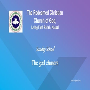 The God Chasers | PPTX