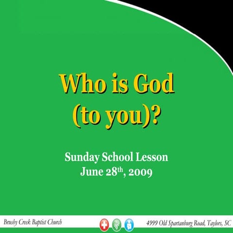 Sunday School Lesson 2009 09 06 | PPT