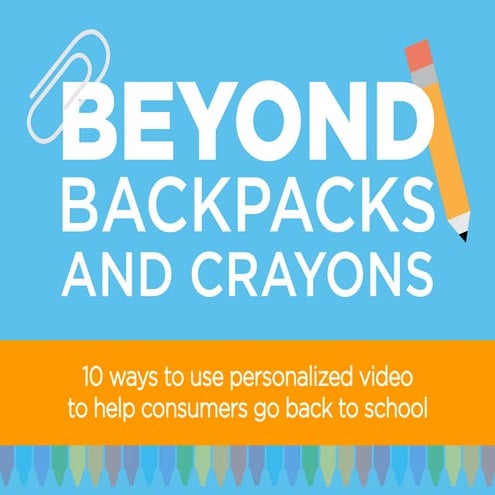 10 Ways to Use Personalized Video for Back-to-School | PPT