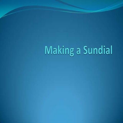 Sundial | PPTX