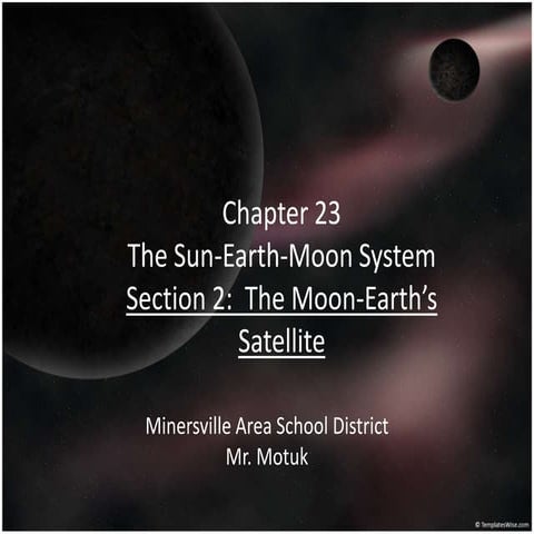 Earth Science Sun, Earth, Moon System | PPTX