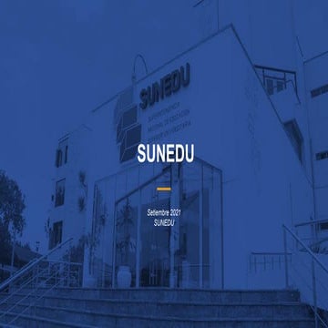 SUNEDU - Superintendencia Nacional de Educación superior Universitaria ...