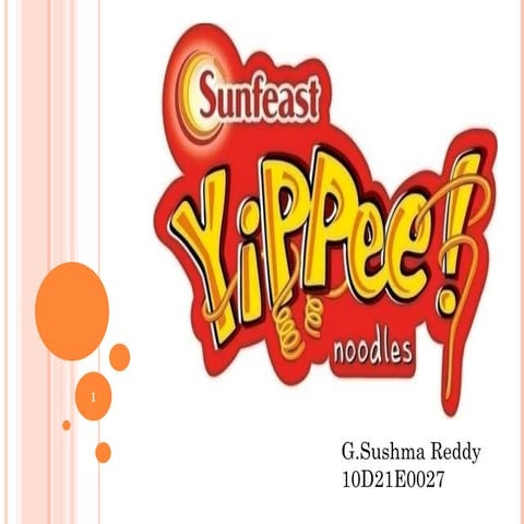 Marketing plan of sunfeast yippee | PPTX