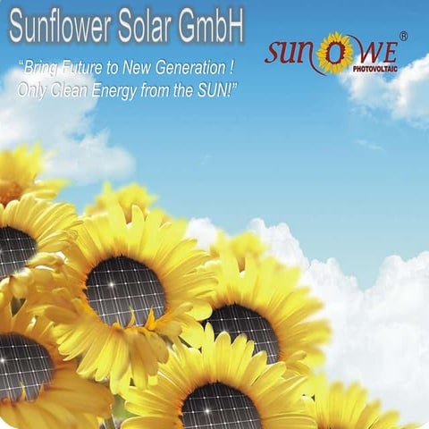 Sunflower Solar Gmb H Presentation | PPTX
