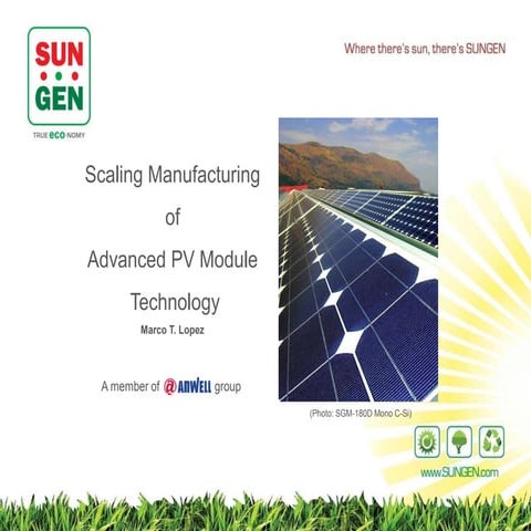 Solar PV panels Sungen | PDF