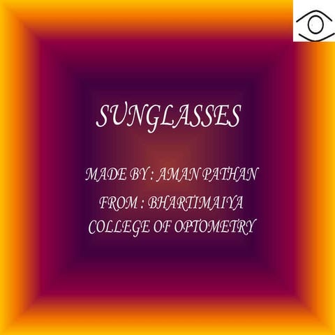 Sunglasses | PPT