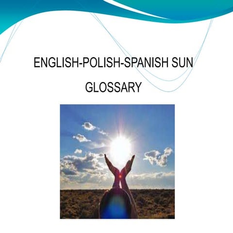 Sun glossary | PPT