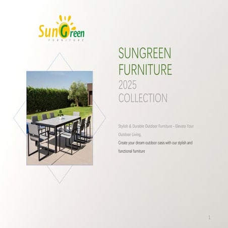 Sungreen Outdoor Furniture 2025 catalogue.pdf