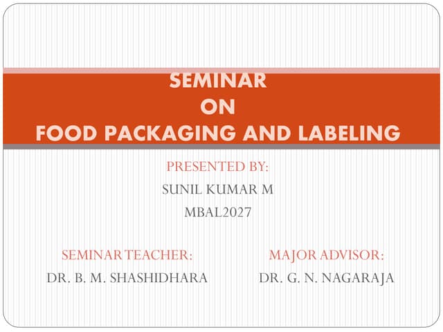 Food labelling and advertising regulations sri lanka | PDF