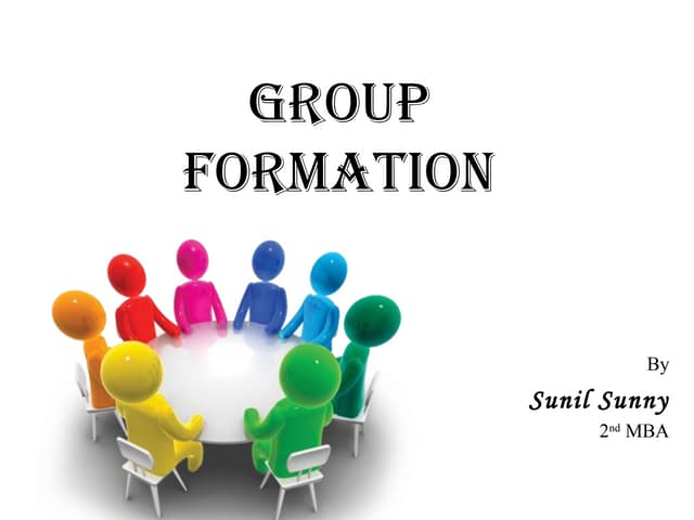 Stages of group formation | PPTX