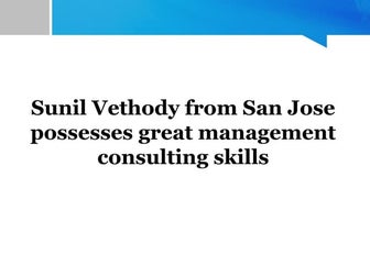 Sunil vethody california | PPT