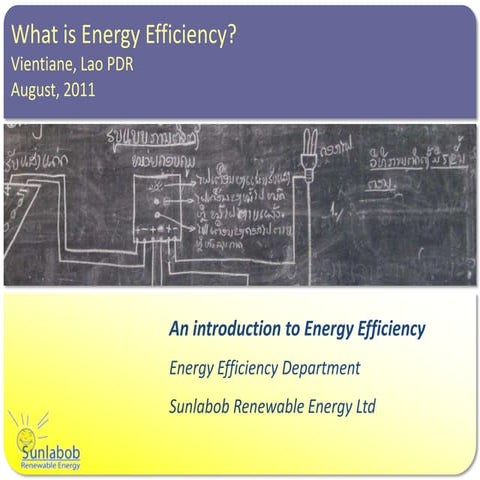 Active energy efficiency in the built environment2 | PPT