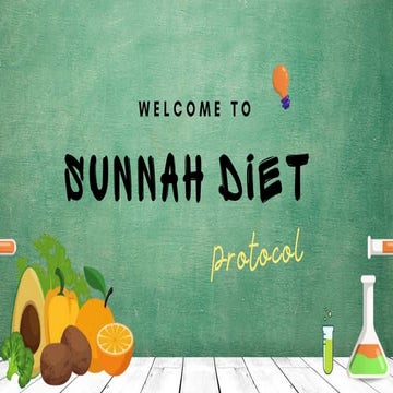 Sunnah Diet Protocol Presentation | PPTX