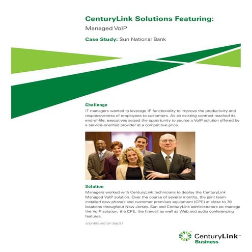 Merger Arbitrage - CenturyLink & Qwest | PPTX