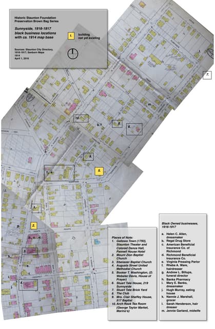 Sunnyside map, ca. 1950 | PDF