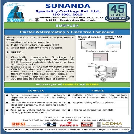 Sunplex pamphlet | PDF
