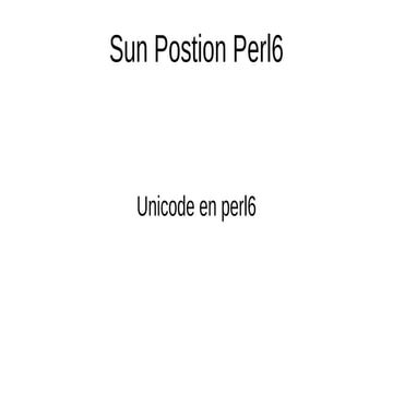 Sun position perl6 | PDF | Programming Languages | Computing