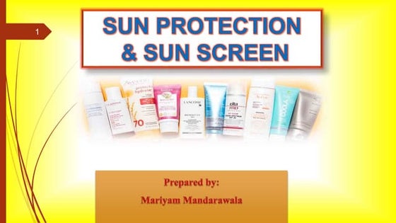 Preparation and formulation of sunscreen | PPTX | Skin Care | Beauty