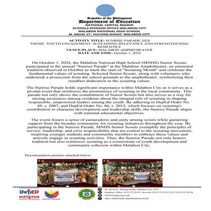 SUNRISE PARADE.docx sdsddsdssd dddddddddd | DOCX