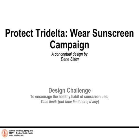Sunscreen Concept Design | PPT