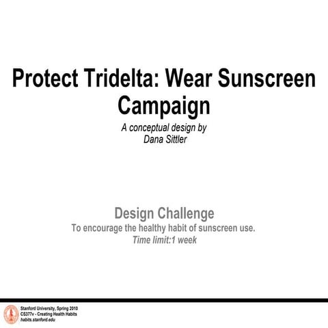 Sunscreen Concept Design | PPT