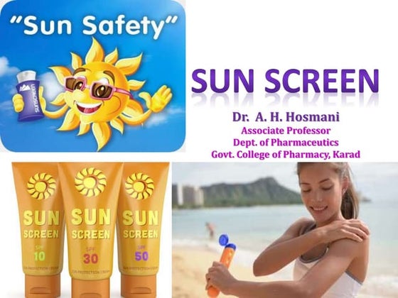 Preparation and formulation of sunscreen | PPT