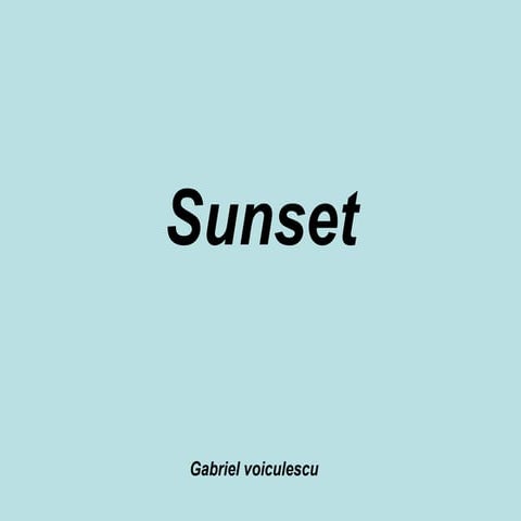 Sunset | PPS